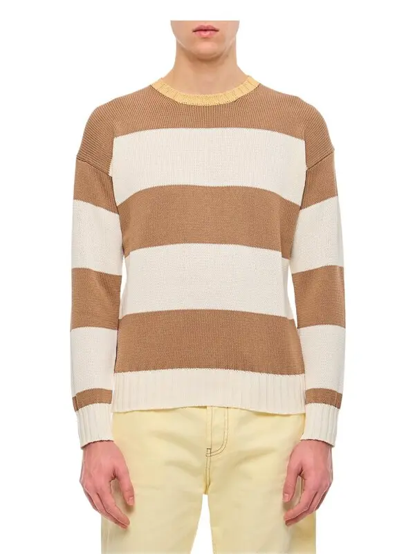 DRUMOHR Striped Knit Pullover - Pink