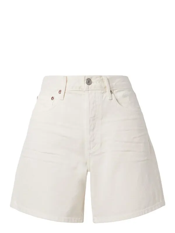 AGOLDE Denim Shorts - White