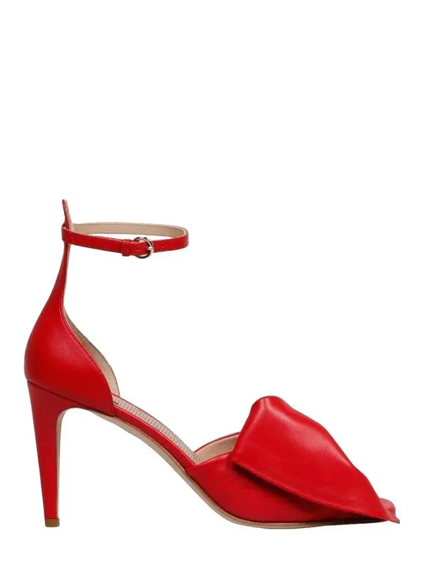 Red Valentino Valentino Bow Detail Strap Sandals - Red