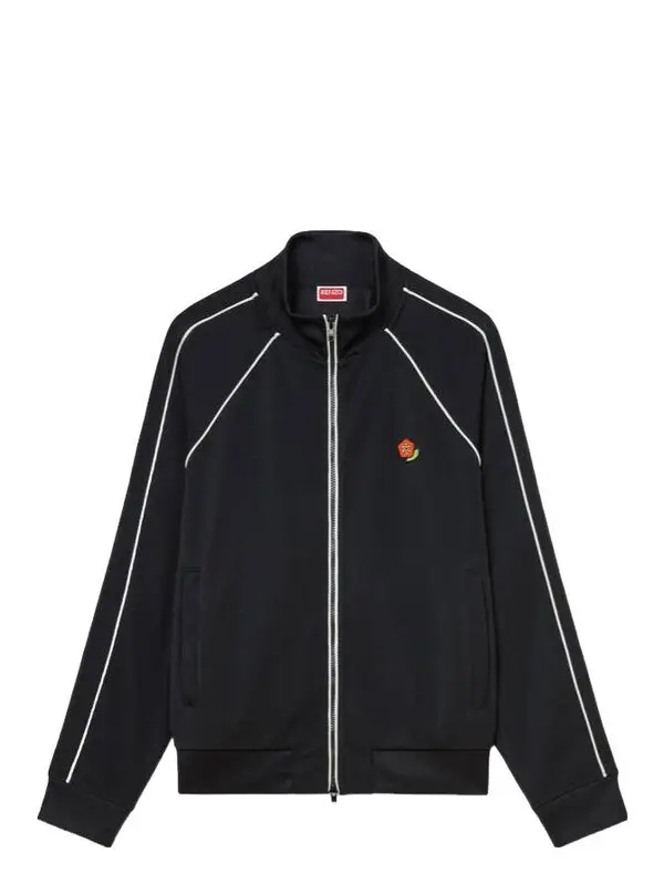Kenzo Embroidered Track Jacket - Black