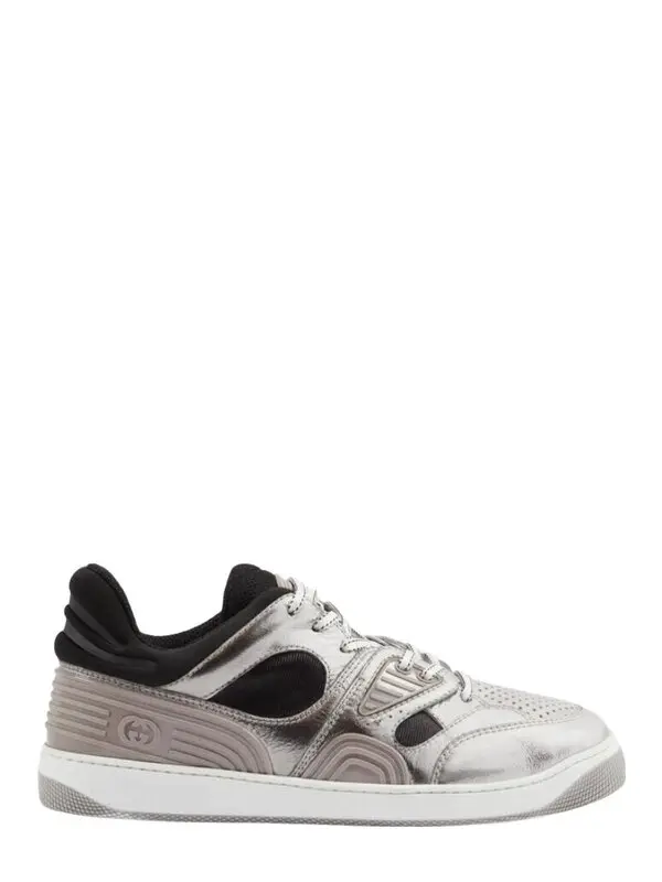 Gucci Basket Panelled Sneakers - Gray