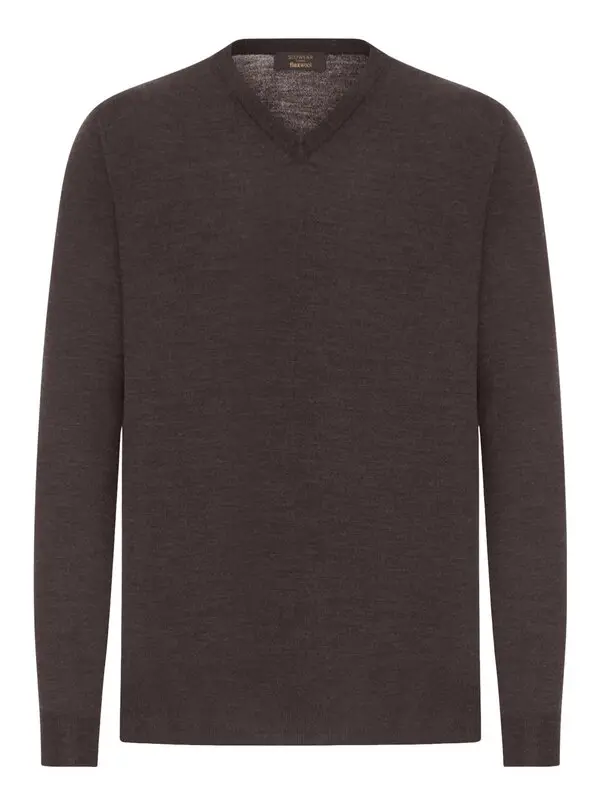ZANONE V-neck Sweater - Black