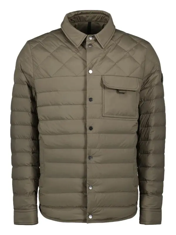 Moncler Iseran Down Shacket - Olive