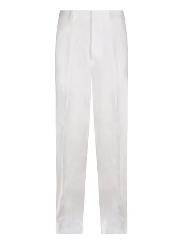 Moschino Straight Leg Trousers - White