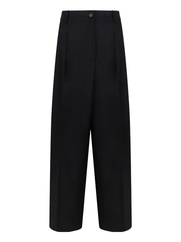 P.a.r.o.s.h Straight-leg Tailored Trousers - Black