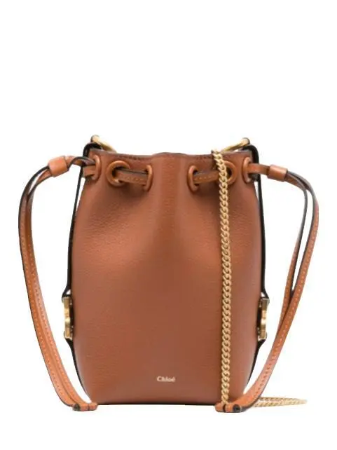 Chloé Marcie Micro Bucket Bag - Brown