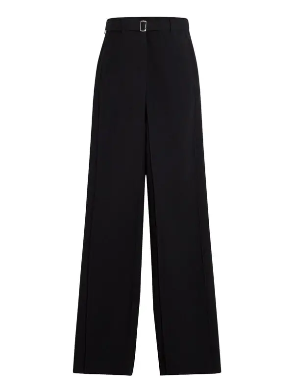LANVIN Belted Tailored Trousers - Black