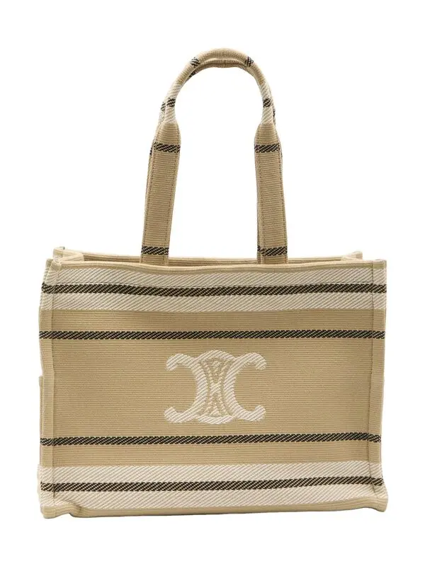 Celine Large Logo Tote - Nude