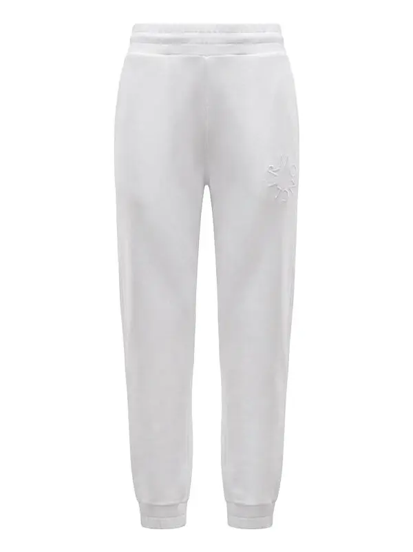 Moncler Logo Sweatpants - Optical White