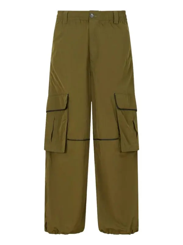 Marni Contrast Piping Cargo Trousers - Brown