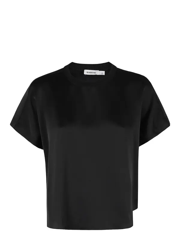Simkhai Short Sleeve T-shirt - Black