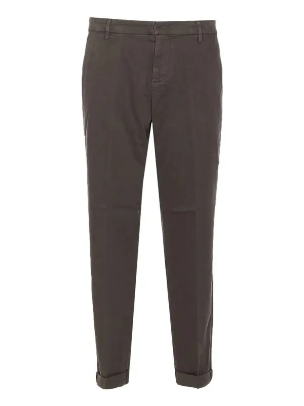 DONDUP Logo Casual Trousers - Black