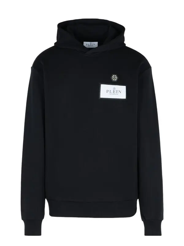 Philipp Plein Hoodie Sweatshirt - Black