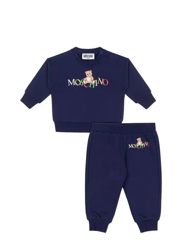 Moschino Printed Tracksuit Set - Navy Blue