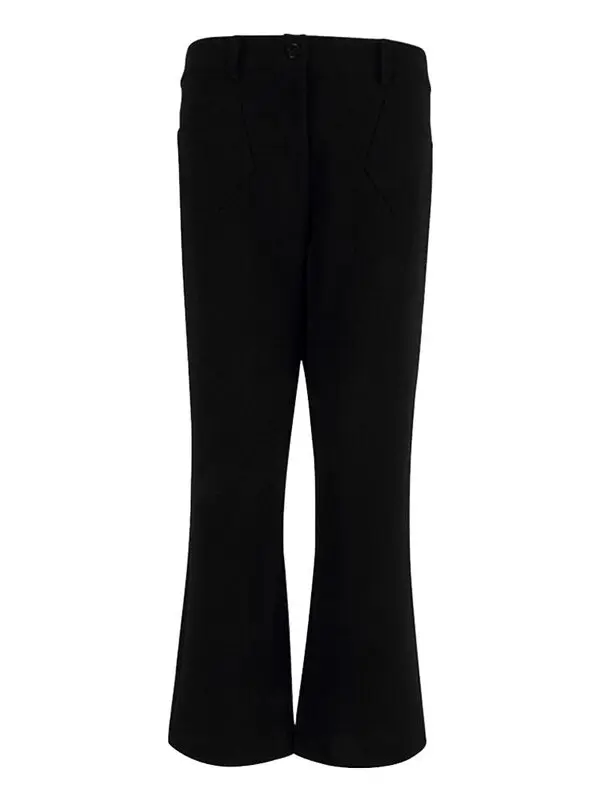 Moschino Cotton Casual Pants - Black