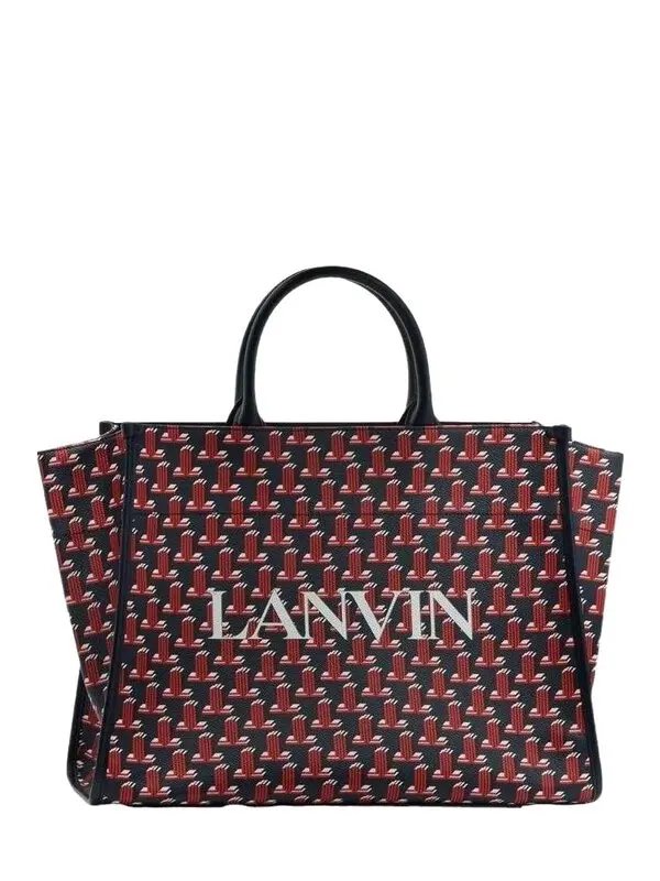 LANVIN Monogram-print Tote Bag - Black