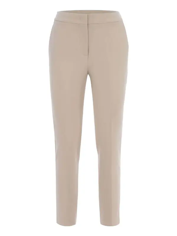 Max Mara Pegno Regular Fit Trousers - Nude