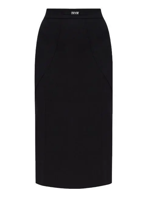 Versace Waistband-detail Pencil Skirt - Black