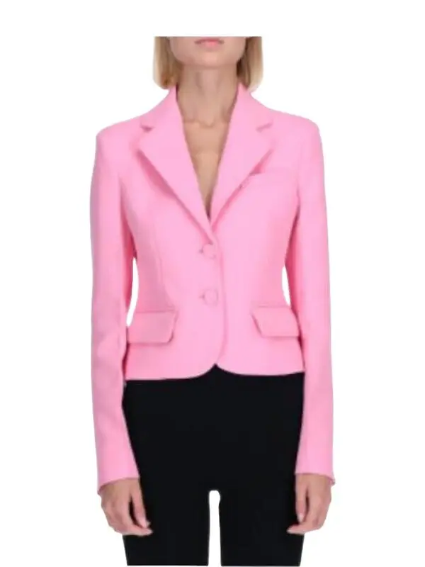 Ermanno Scervino Single-breasted Blazer With Notched Lapel - Pink