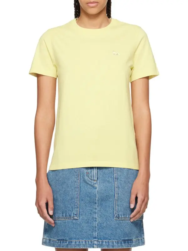 Maison Kitsuné Baby Fox Patch T-shirt - Yellow