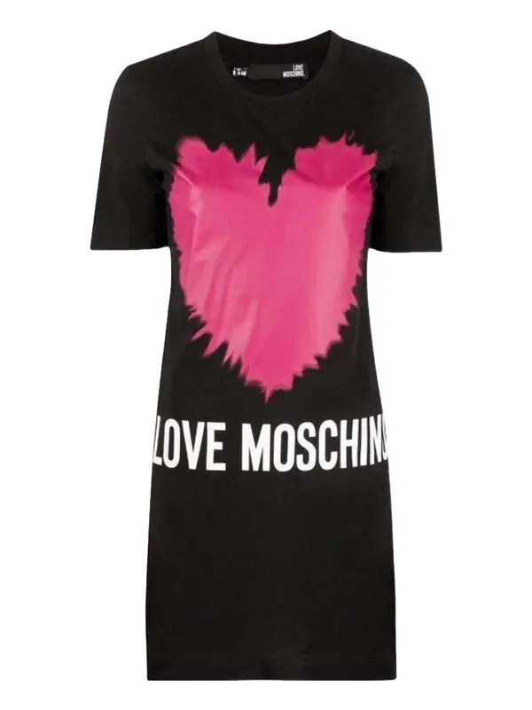 Moschino T-shirt Dress - Black
