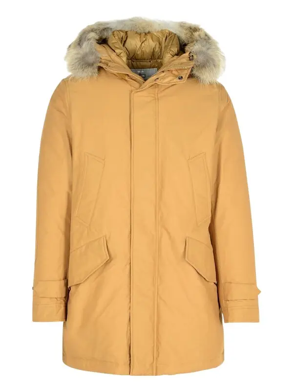 Woolrich Fur Trim Parka - Orange