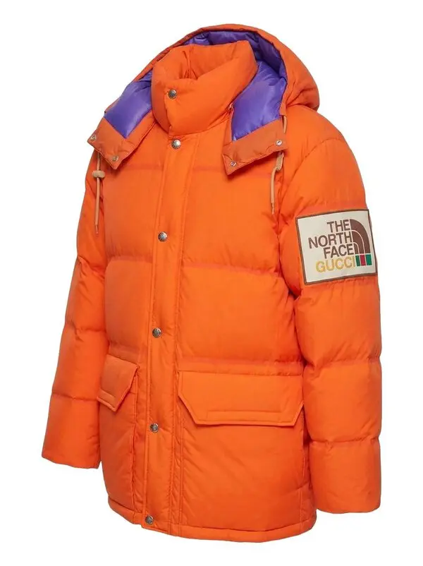 Gucci The North Face X Down Jacket - Orange