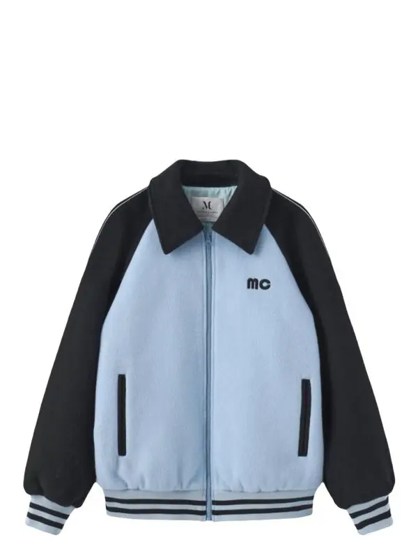 Marissa Chiara Long Sleeve Zip-up Jacket - Blue