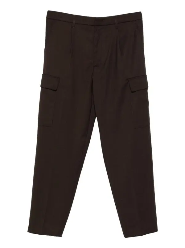 DONDUP Cargo Pocket Trousers - Black