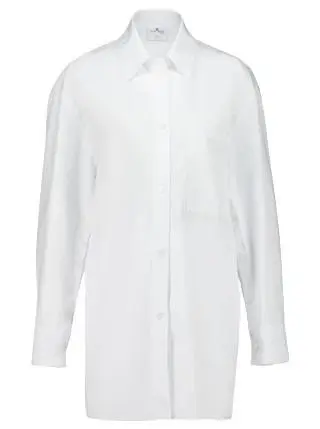 COURREGES Courrèges Button-up Mini Shirt Dress With Detachable Belt - White