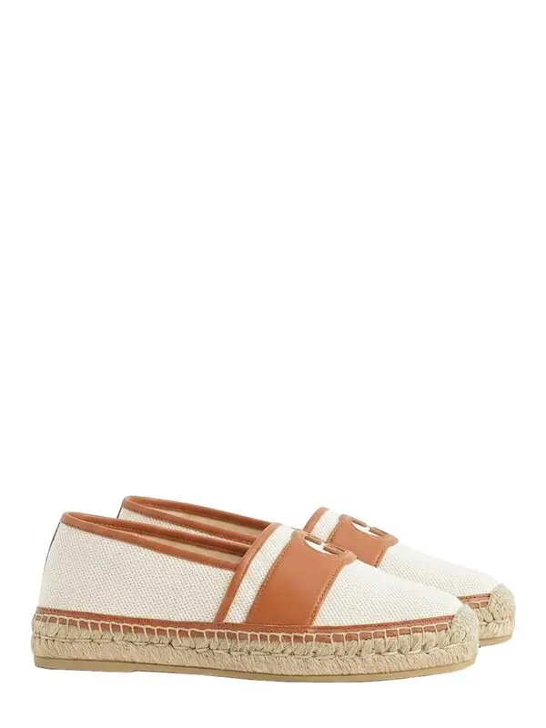 Gucci Logo Cut-out Slip-on Espadrilles - Multicolor