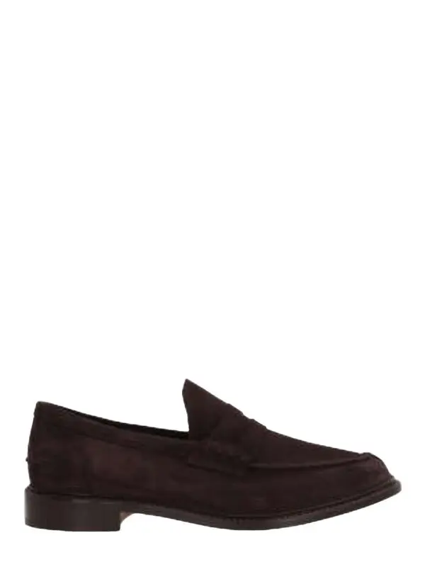 TRICKER'S Adam Suede Loafers - Black
