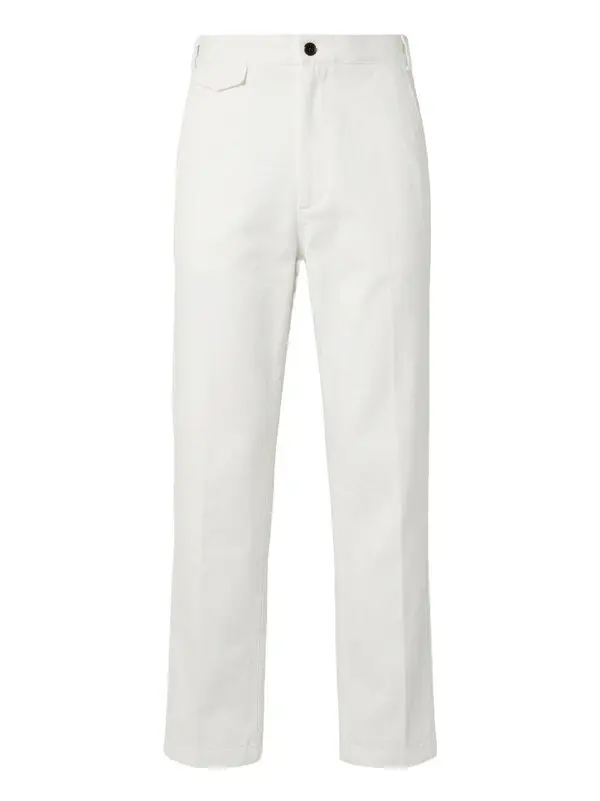 Gucci Straight-leg Tailored Trousers - White