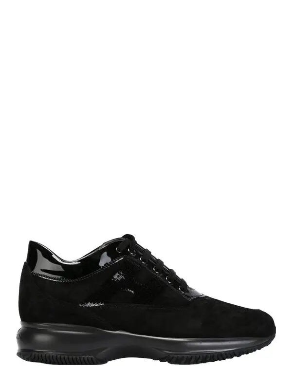 Hogan Interactive Lace-up Sneakers - Black