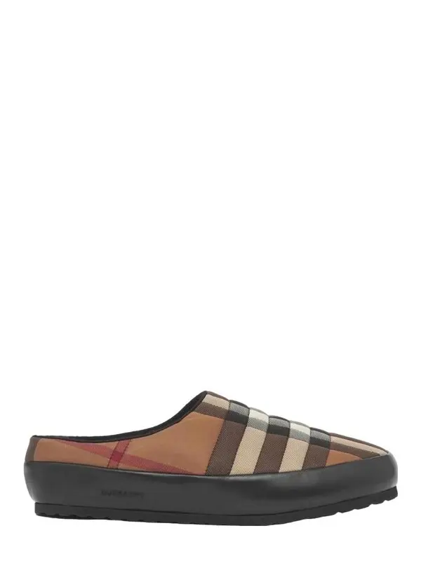 Burberry Northaven Vintage Checked Slippers - Black