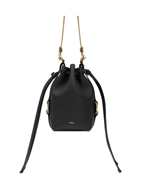 Chloé Marcie Micro Bucket Bag - Black