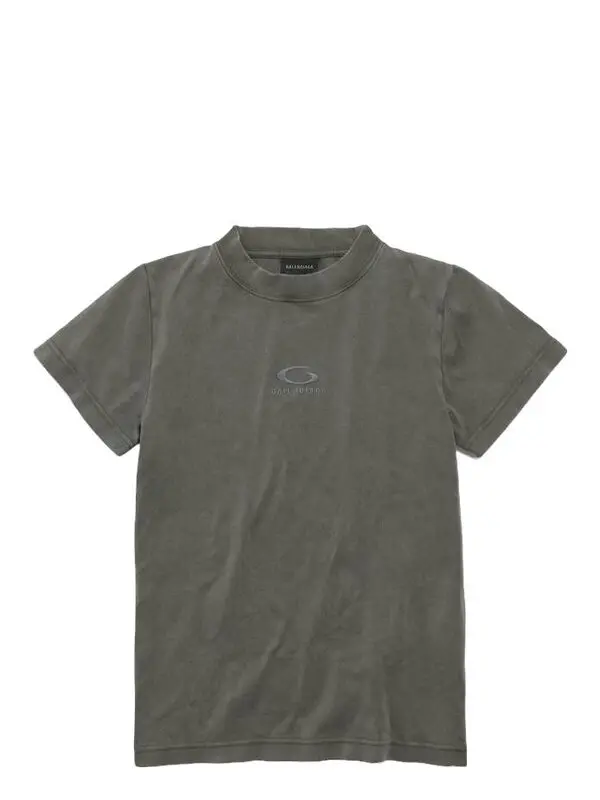 Balenciaga Loop Sports Icon Fitted T-shirt - Grey