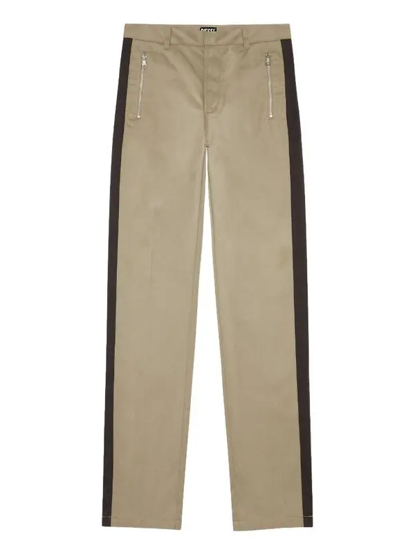 DIESEL® Logo Casual Pants - Nude