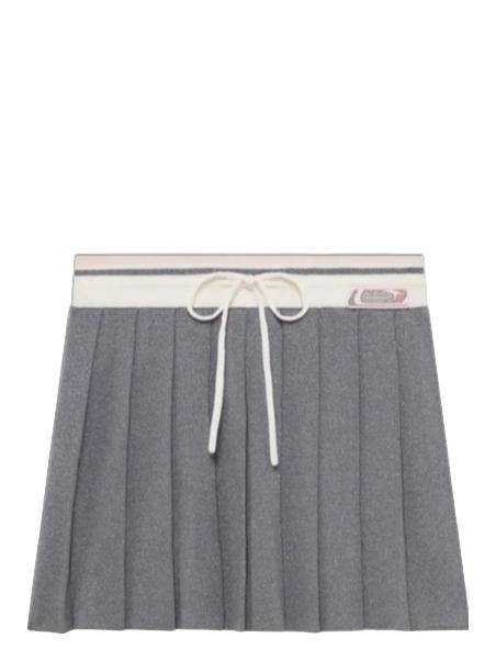 Casablanca Pleated Knit Tennis Skirt - No