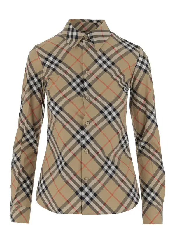 Burberry Slim-fit Checked Shirt - No