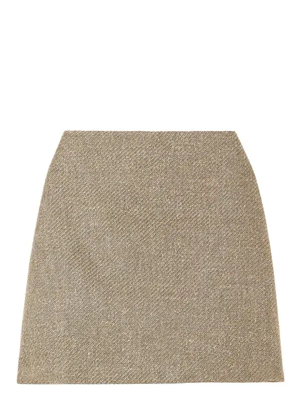 BLAZÉ MILANO Saratoga Mini Skirt - Nude