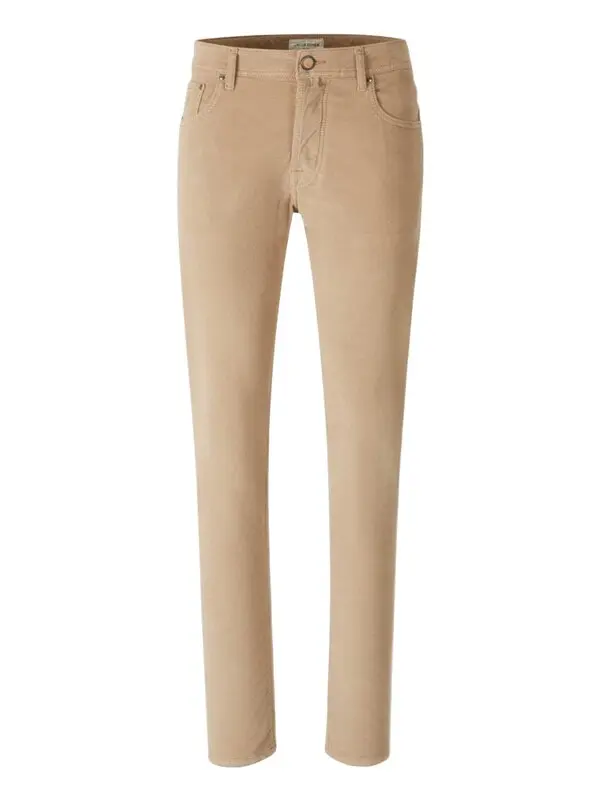 Jacob Cohen Casual Pants With Mid-waist Design - Camel