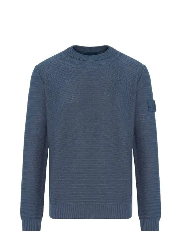 Stone Island Crewneck Sweatshirt - Blue