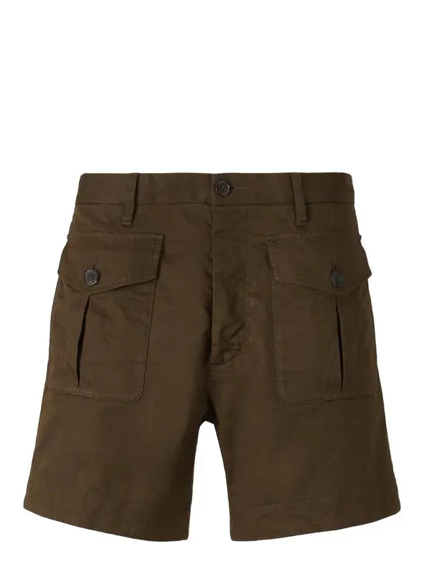 Dsquared2 Ranger Cargo Chino Shorts - Green