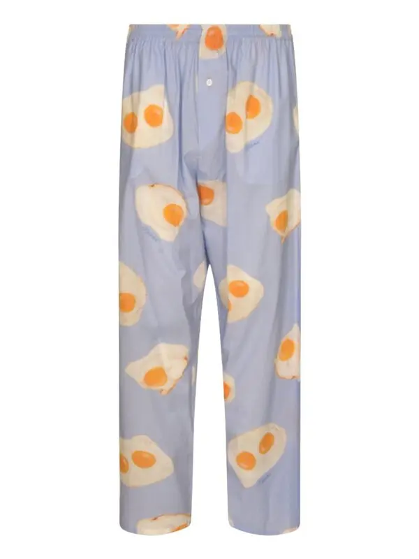 Moschino All-over Printed Trousers - Nude