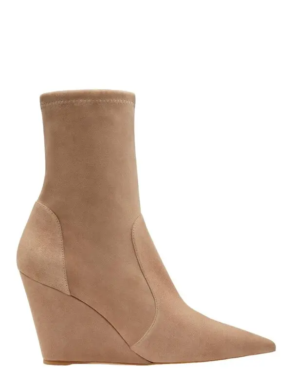 STUART WEITZMAN Wedge Boots - Brown