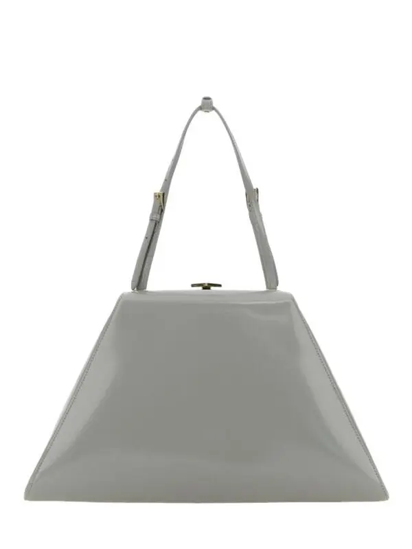 Prada Logo Buckle Handbag - Cloud Ash