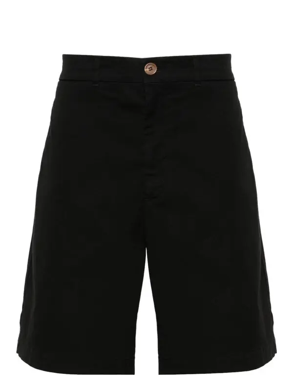 Brunello Cucinelli Mid-rise Bermuda Shorts - Black
