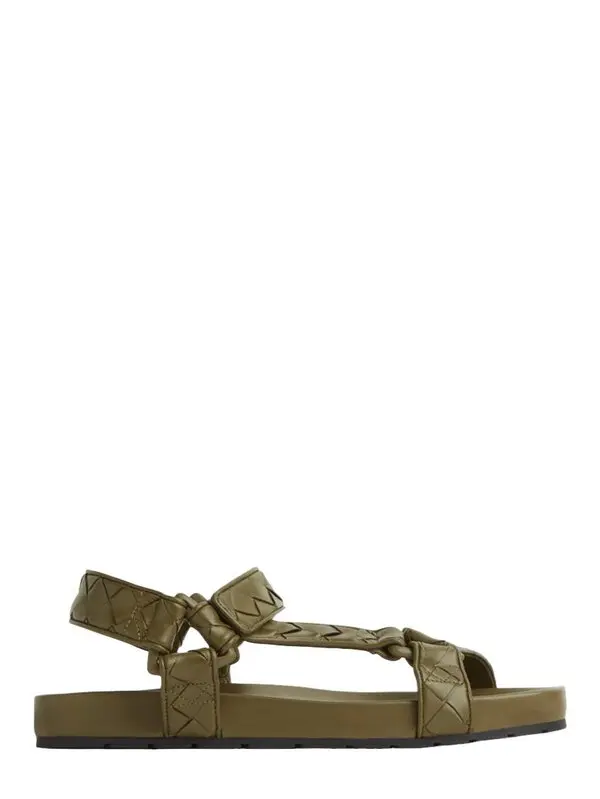Bottega Veneta Woven Trip Sandals - Green