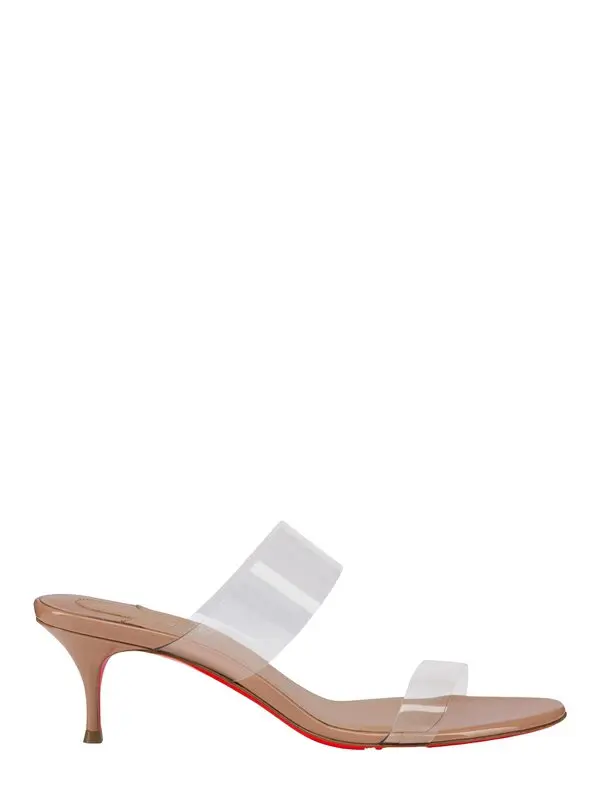CHRISTIAN LOUBOUTIN 55mm Just Nothing Two-straps Sandals - Blush
